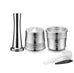 Reusable Illy Stainless Steel Coffee Pods Y3 Y3.2 X7 X7.1 Cuisinart EM ...