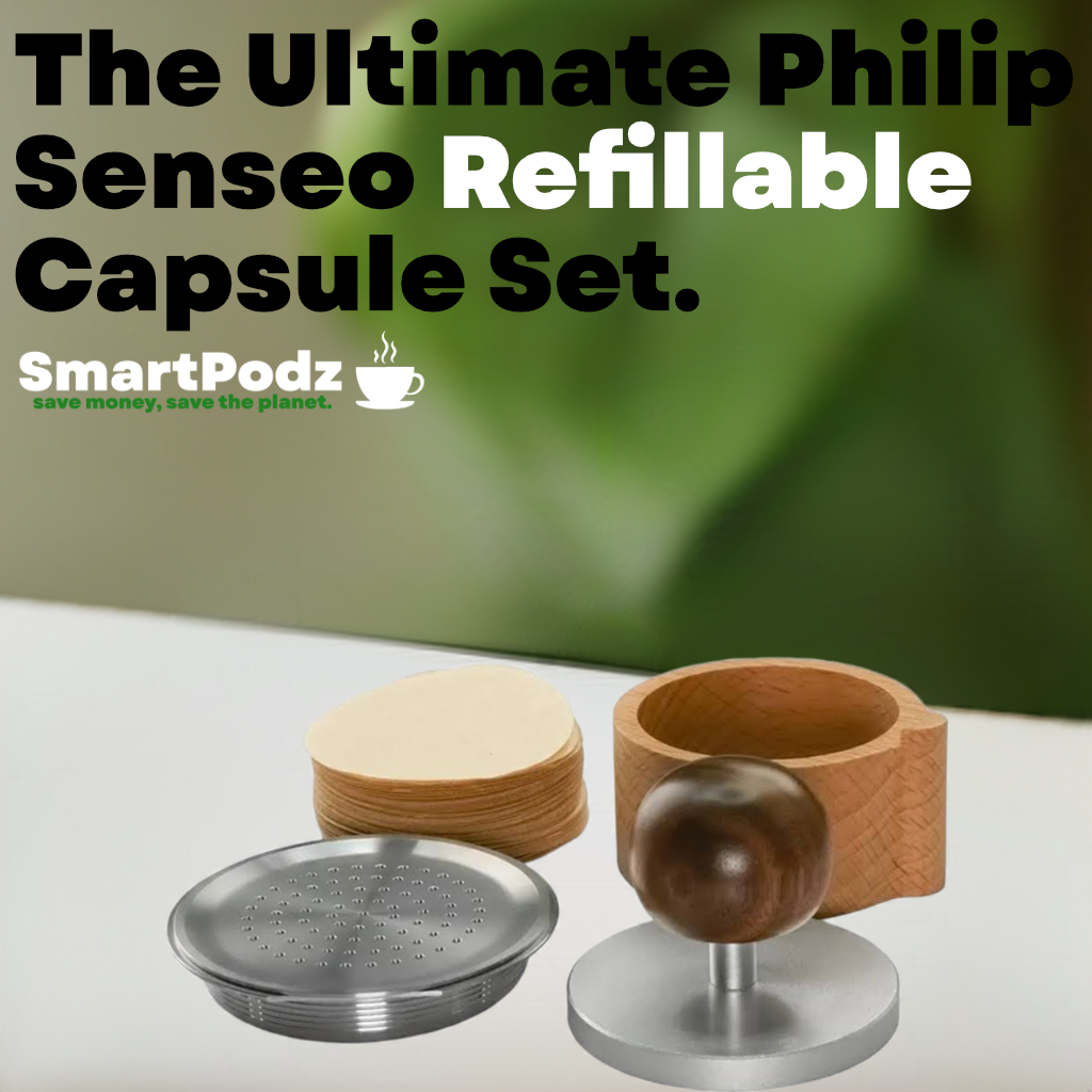 Refillable Coffee Pods Philip Senseo Espresso Machine Stainless Steel ...